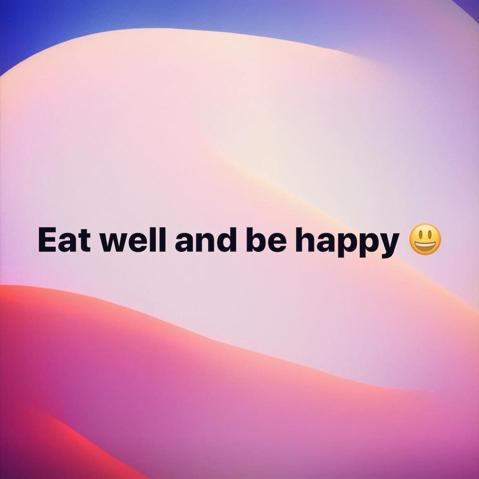 Carmen's Organic Kitchen · Positive Quote: "Eat well and be happy"😀